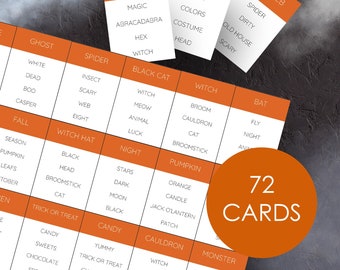 Halloween Taboo Game - Etsy