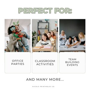 Find Your Pair Icebreaker Game, Printable Office Party, Gathering, and ...
