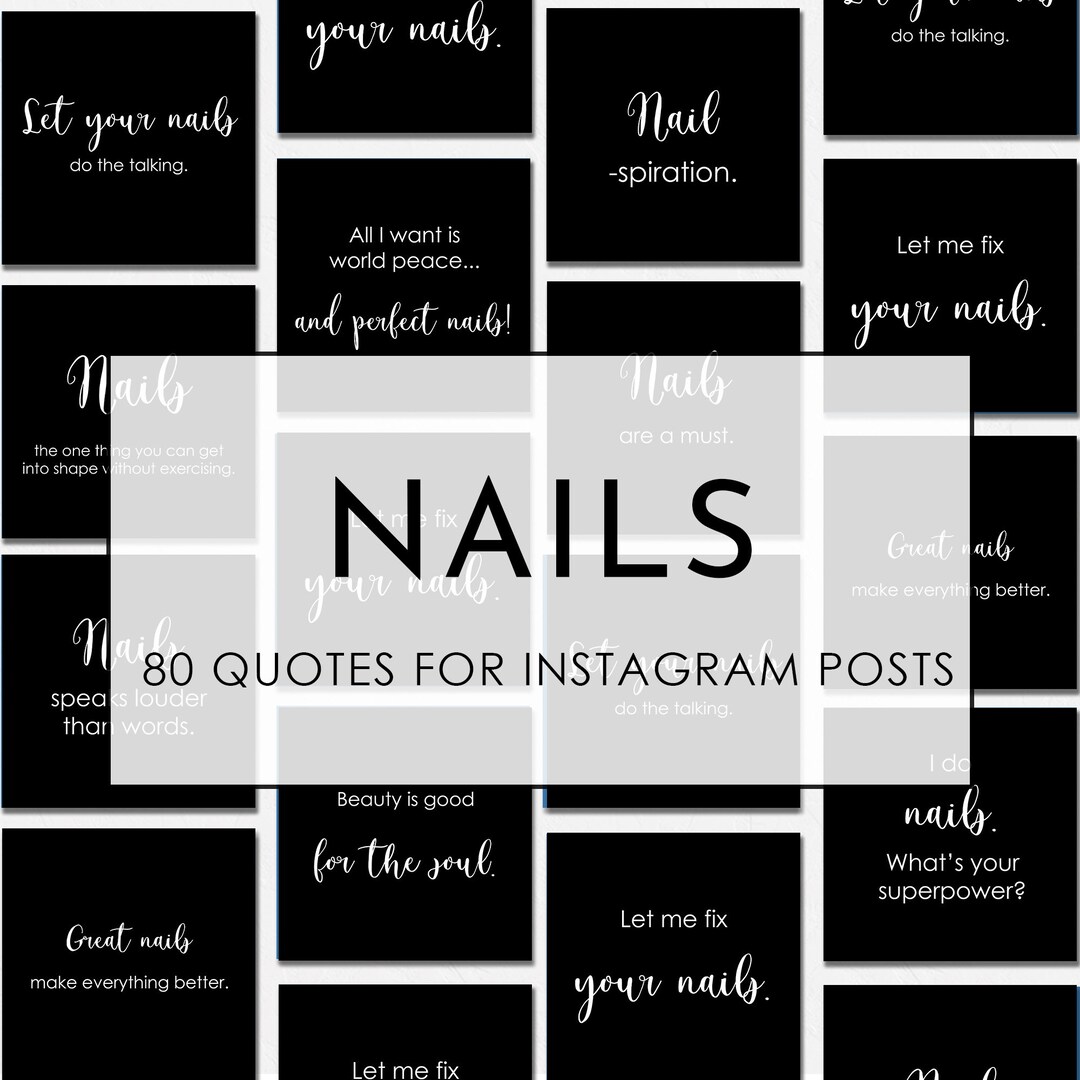 80 Nail Technician Instagram Posts, Social Media Posts, Nails Quotes ...