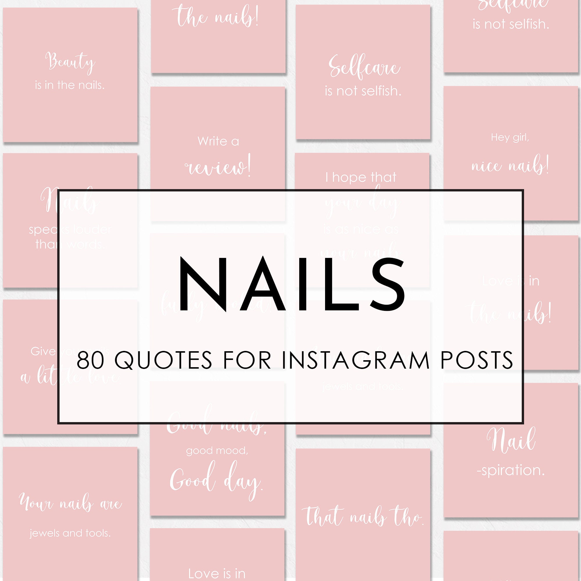 80 Nail Technician Instagram Posts, Social Media Posts, Nails Quotes ...