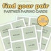 Find Your Pair Icebreaker Game, Printable Office Party, Gathering, and ...