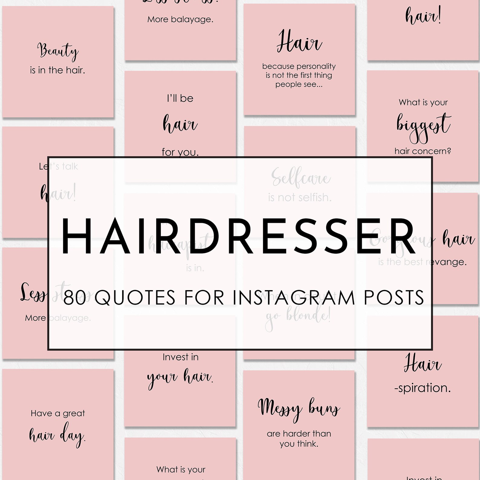 80 Instagram Posts Hair Stylist, Hair Stylist Quotes, Social Media ...
