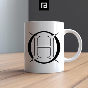 Vintage HA-HZ Monograms SVG Png Collection, Elegant Wedding Initials ...