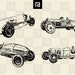Vintage Racing Cars SVG PNG Bundle, Hot Rods With Drivers, Retro Sports ...