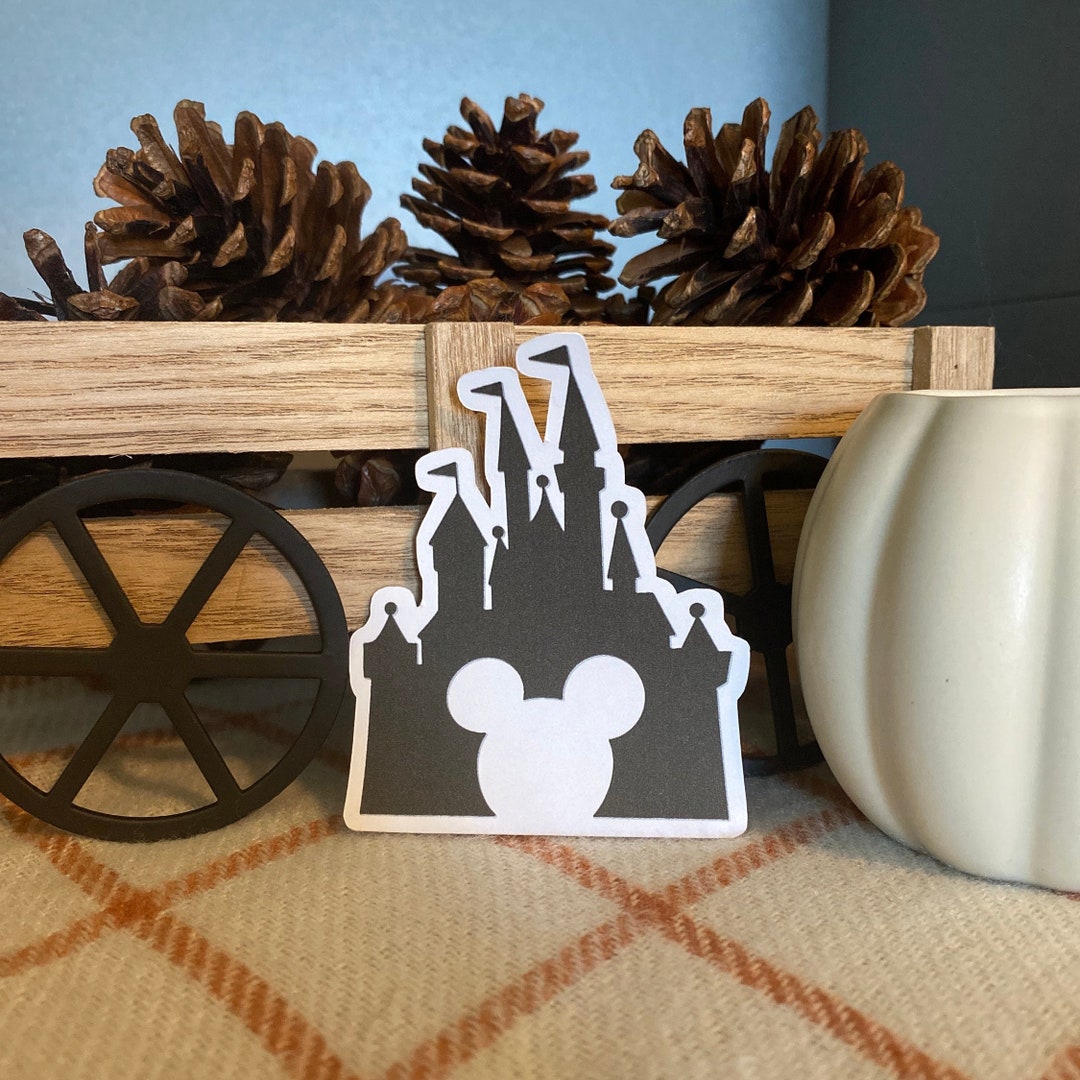 Disney Castle Sticker Mickey Mickey Head Disney World - Etsy