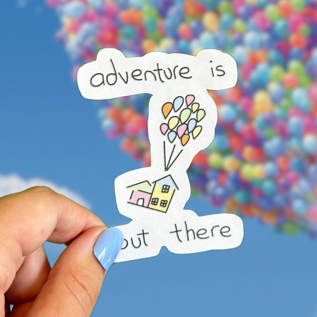 Up House Sticker Adventure is Out There Pixar Waterproof Vinyl ...