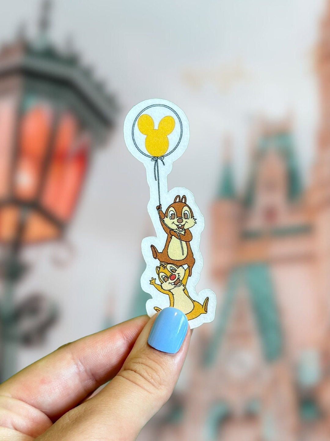 Chip & Dale Sticker Disney Chipmunk Nut Mickey Balloon Acorn Waterproof ...