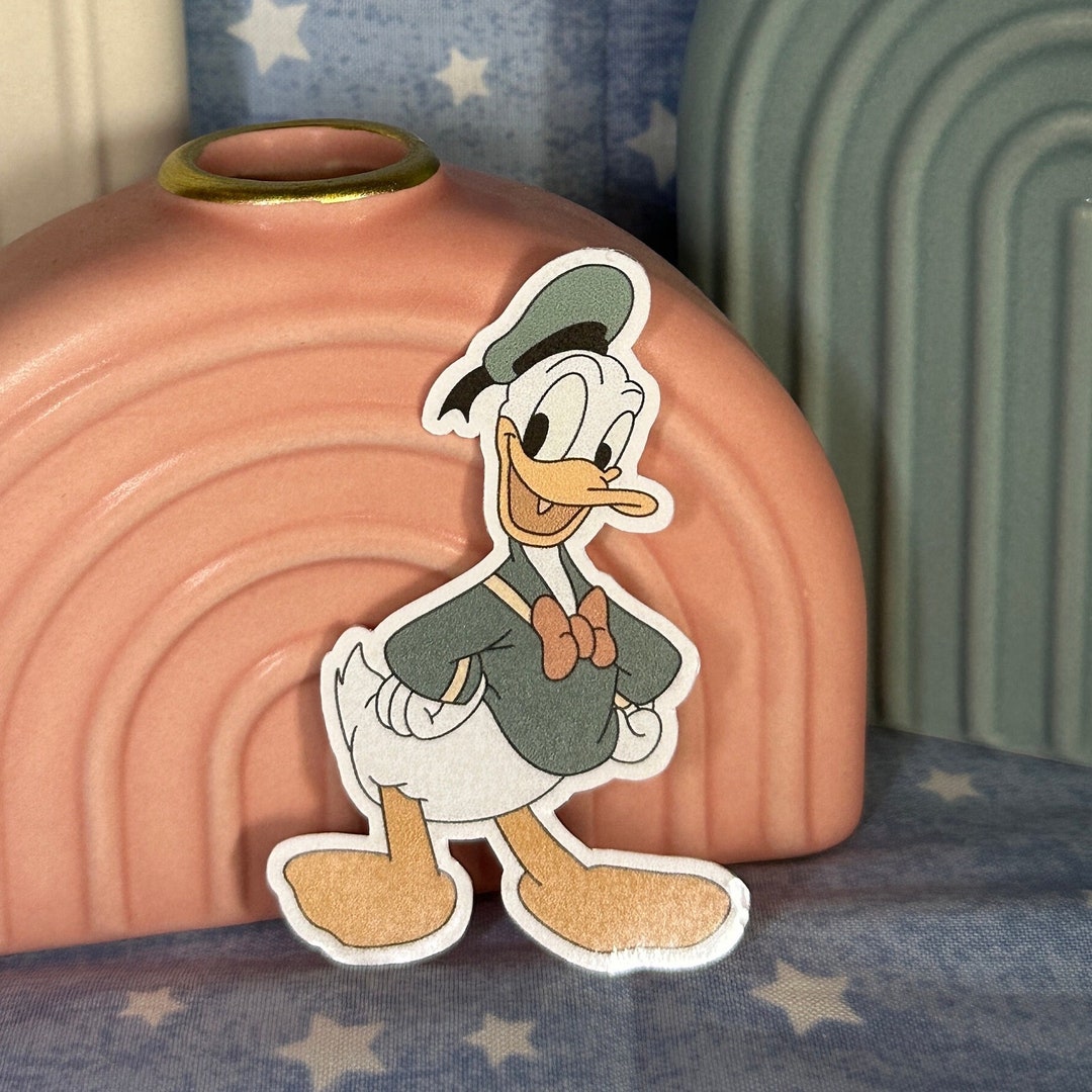 Donald Duck Sticker Disney Vintage Mickey Mouse Daisy - Etsy
