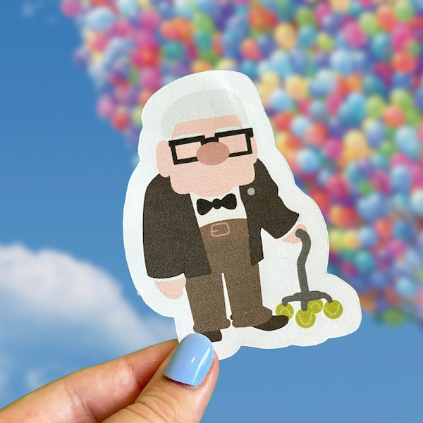 Waterproof up House Sticker - Etsy