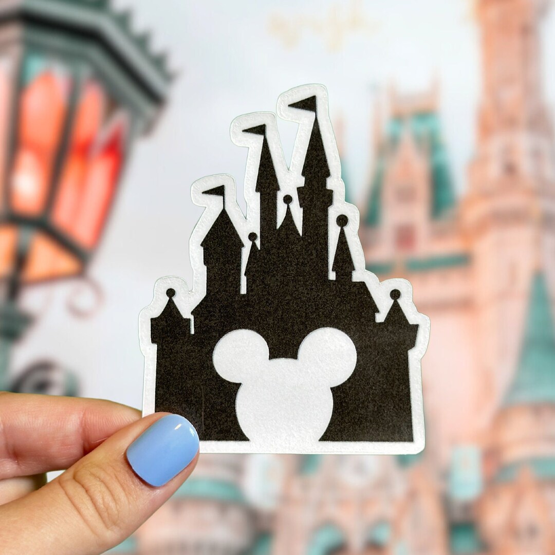 Disney Castle Sticker Mickey Mickey Head Disney World Disneyland ...
