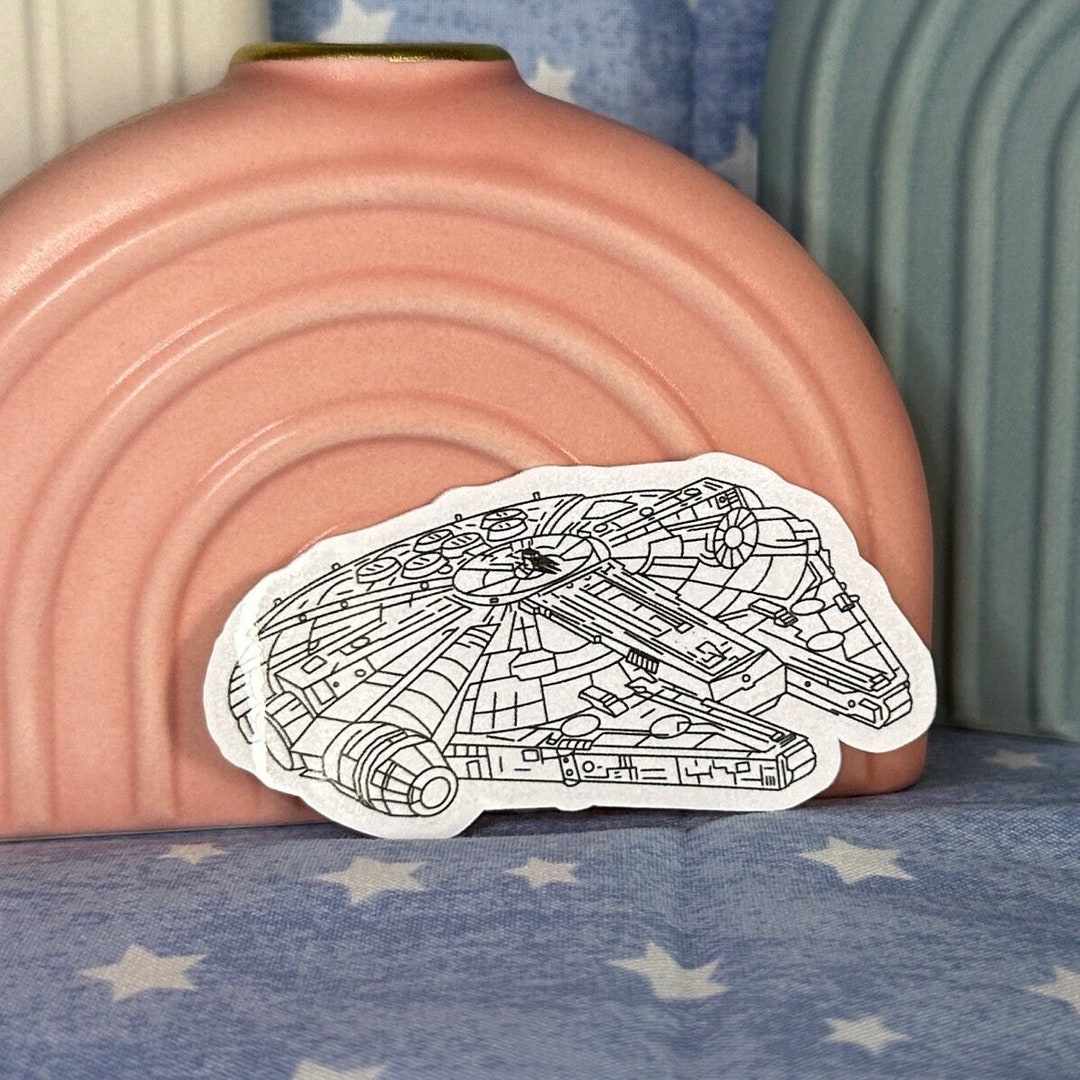 Millennium Falcon Sticker Star Wars Skywalker Darth - Etsy
