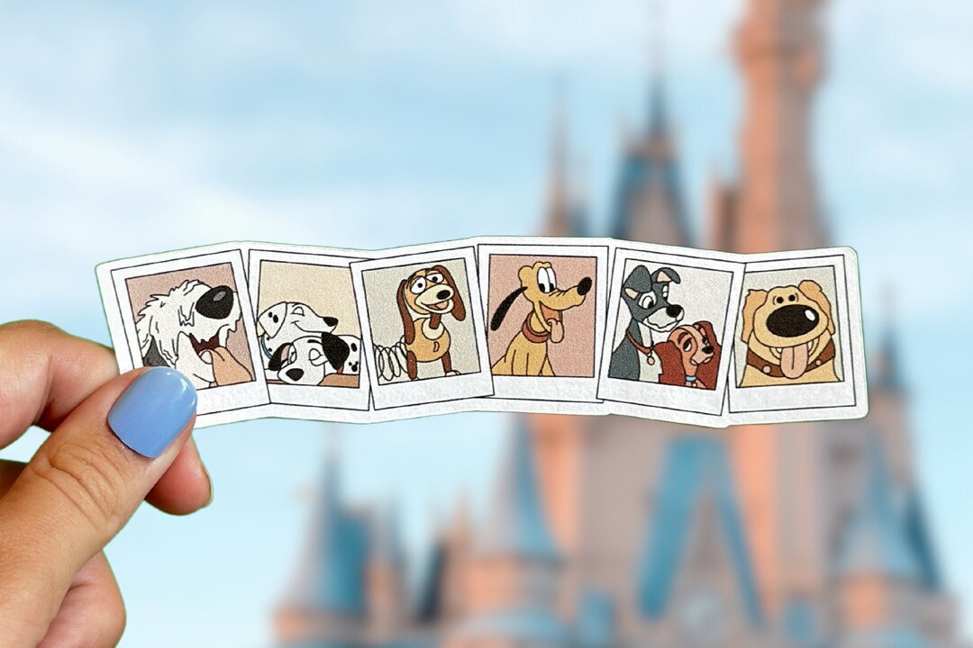 Disney Dogs Polaroids Sticker Puppy Slinky Dug 101 - Etsy