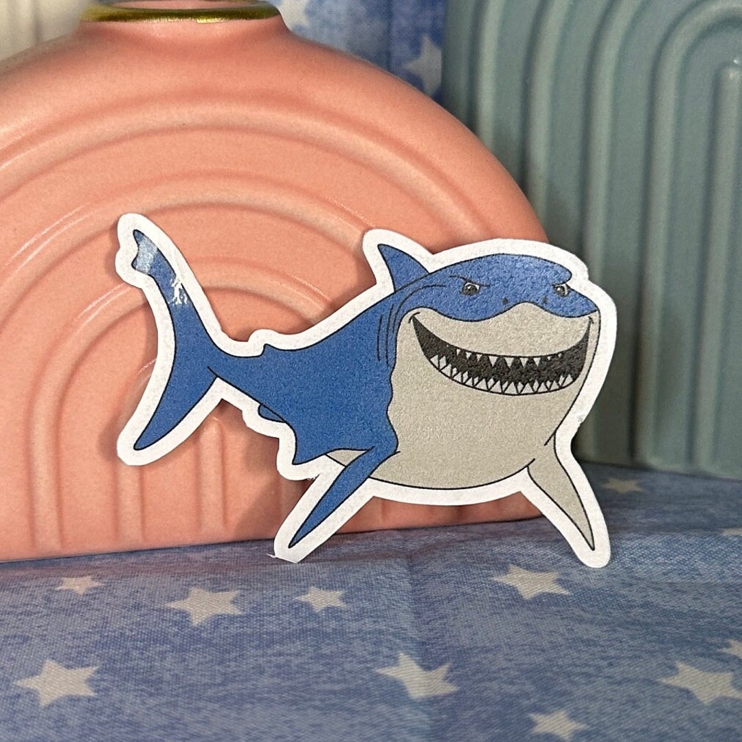 Bruce From Finding Nemo Sticker Disney Great White Shark - Etsy