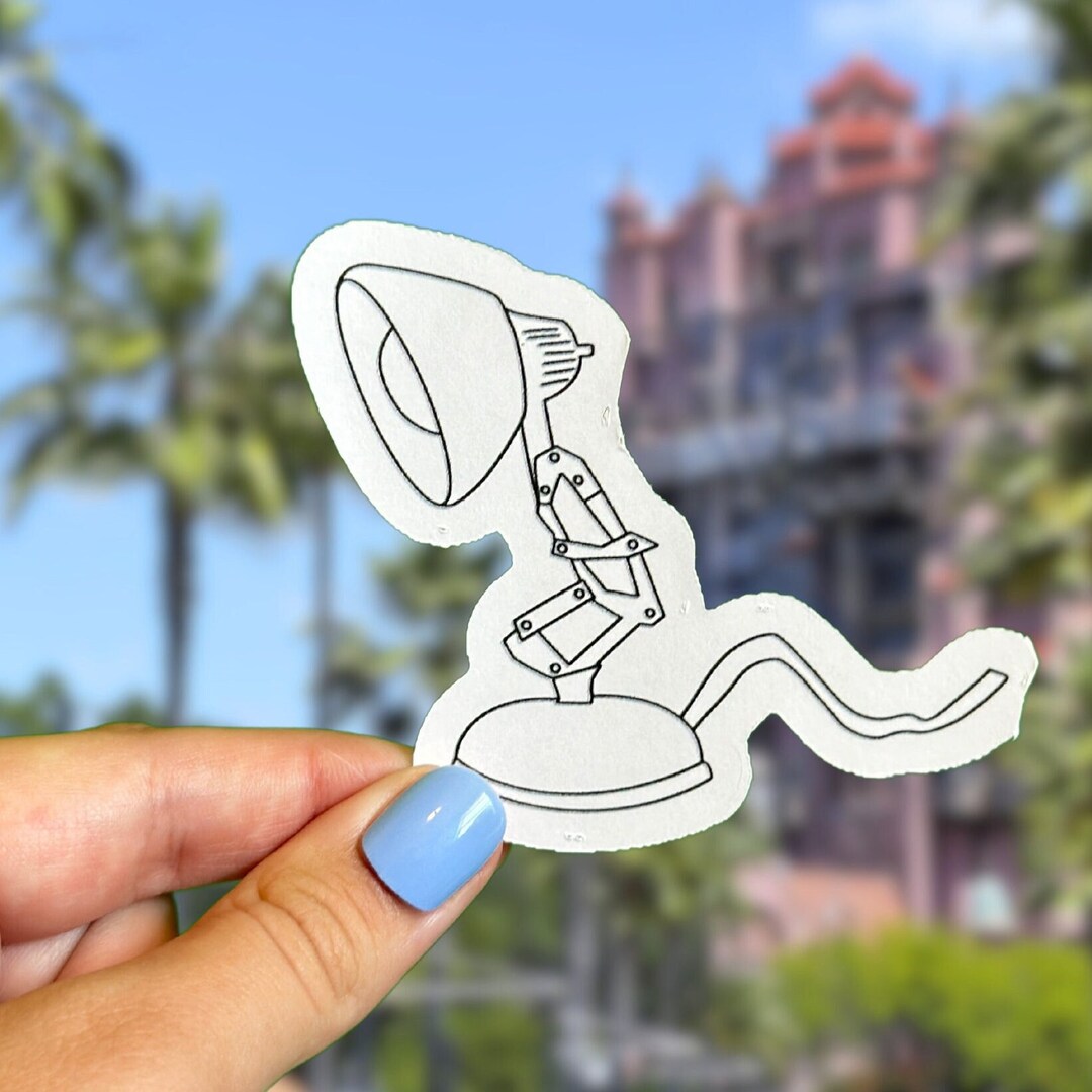 Pixar Lamp Sticker Disney Toy Story Monsters INC up Waterproof Vinyl ...