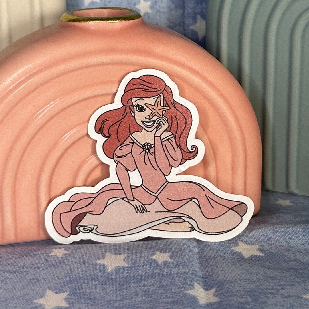 Ariel Sticker Disney the Little Mermaid Starfish - Etsy