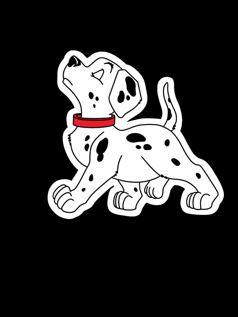 101 Dalmatians Sticker Disney Dog Cruella De Vil Pongo - Etsy