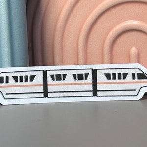 Disney Monorail Sticker Disneyland Disney World Mickey Mouse Waterproof ...
