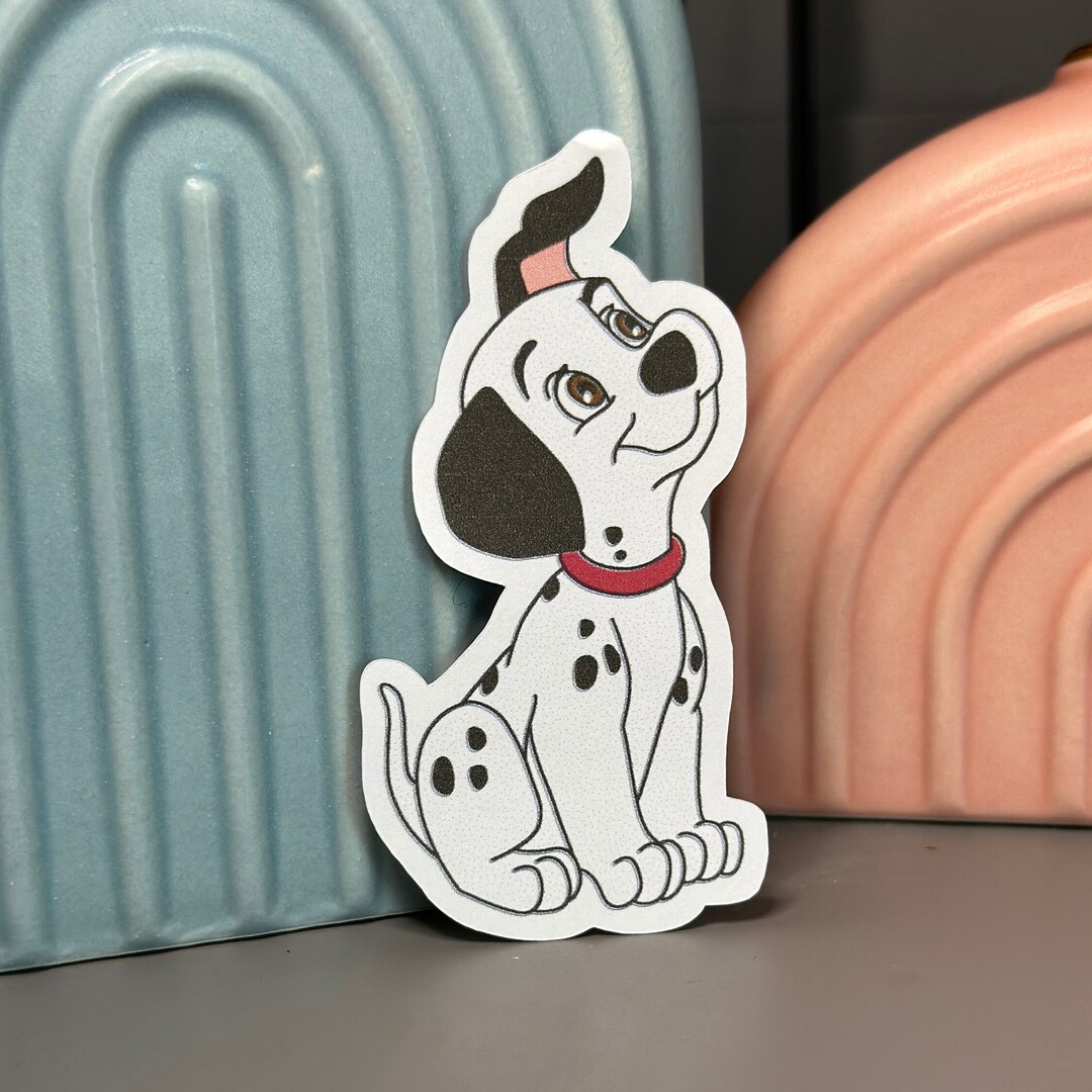101 Dalmations Sticker Disney Cruella De Vil Puppy Pongo Perdita ...