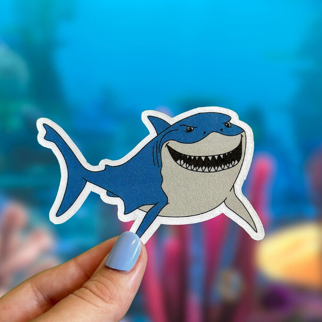 Bruce From Finding Nemo Sticker Disney Great White Shark Finding Dory ...
