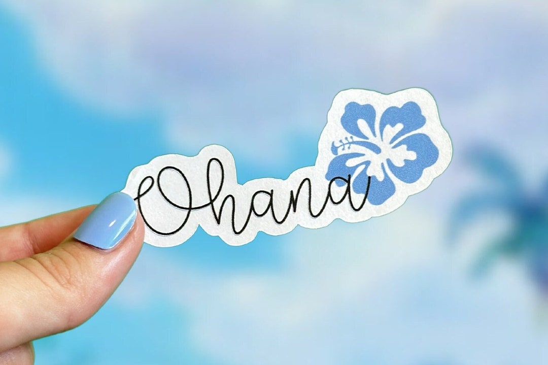 Ohana Sticker Disney Lilo & Stitch Ohana Means Family - Etsy Australia