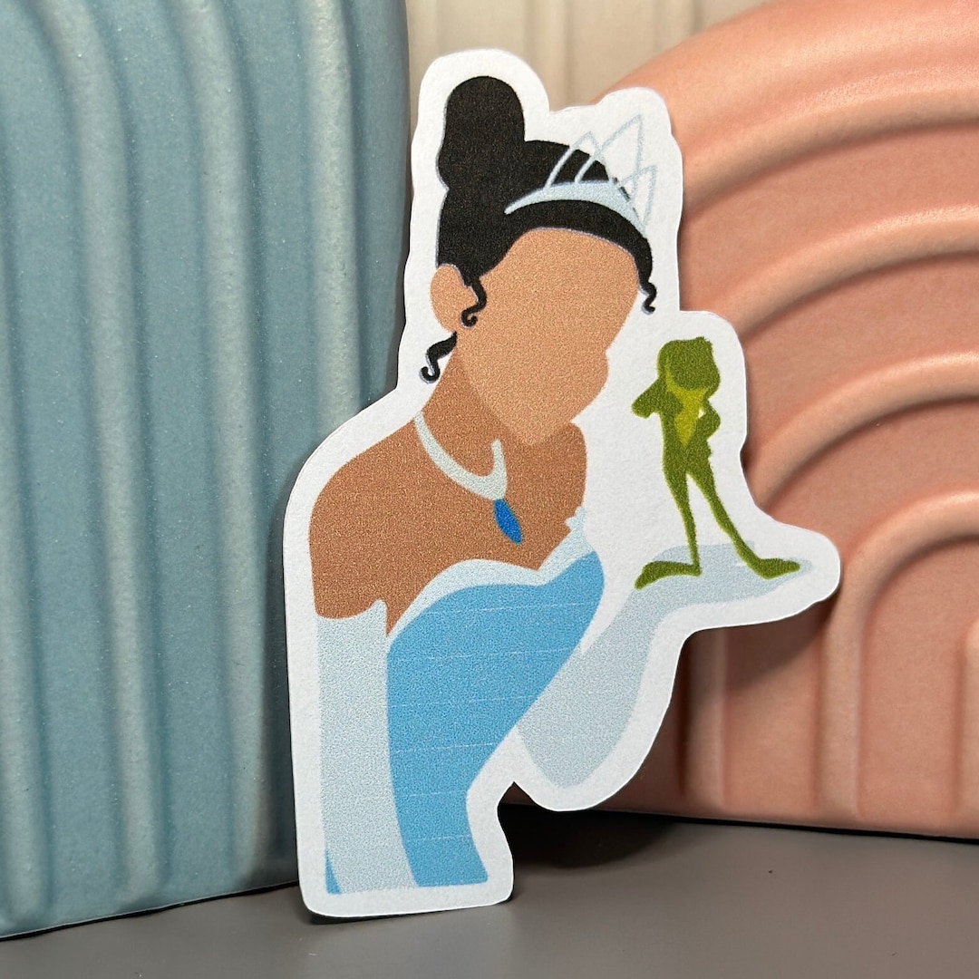 Tiana Sticker Disney Princess Princess and the Frog - Etsy
