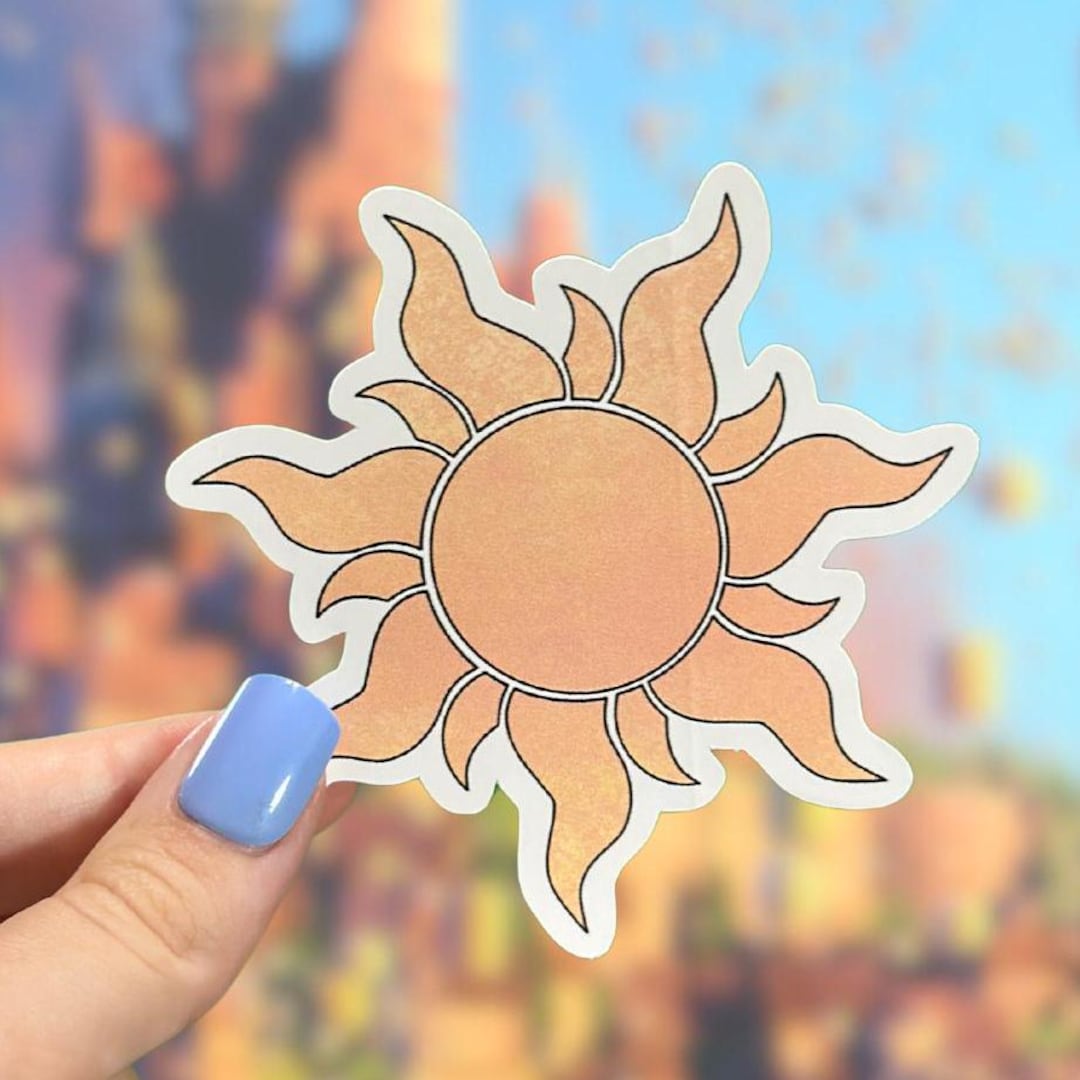 Tangled Sun Sticker Disney Princess Rapunzel Lantern See the Light ...