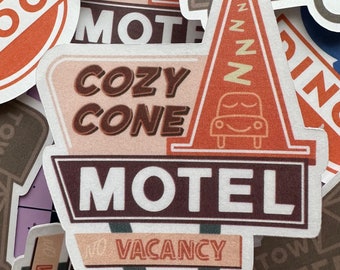 Cozy Cone Motel Decal - Etsy