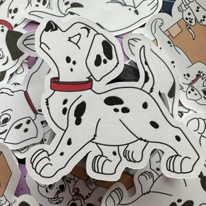 101 Dalmatians Sticker Disney Dog Cruella De Vil Pongo Perdita ...