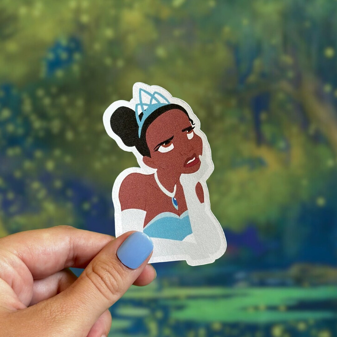 Tiana Sticker Disney Princess Annoyed Princess and the Frog Evangeline ...