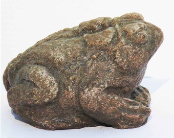Ceramic Toad, OOAK, Realistc Handmade Frog, Garden Art, Fairy Garden ...