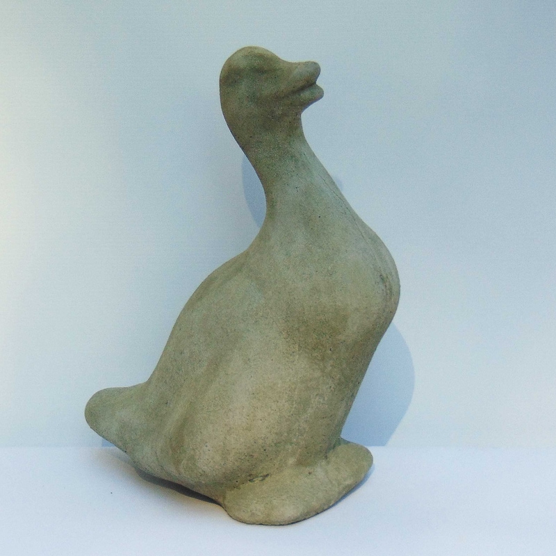 Concrete Goose Statue - Etsy