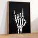 Set of Halloween Prints, Set of 6, Hey Boo Sign, Dancing Skeleton Print ...