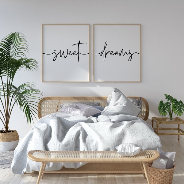Bedroom Typography - Etsy
