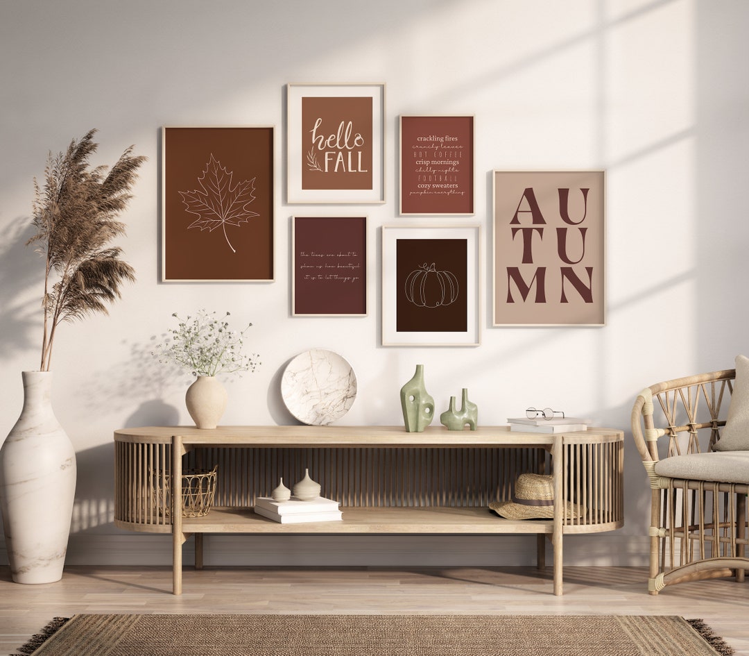 Fall Gallery Wall Art Prints, Set of 6 (digital Download) - Etsy