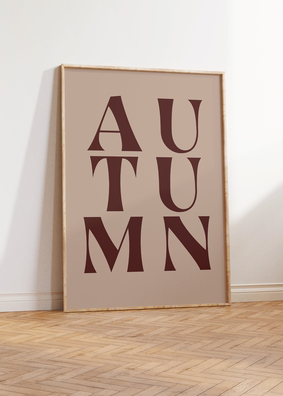 Autumn Wall Art, Fall Poster, Printable Wall Art, Typography Print ...