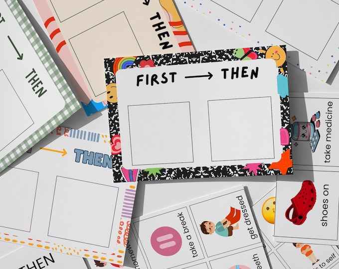 Printable First Then Visual Board - Etsy Canada