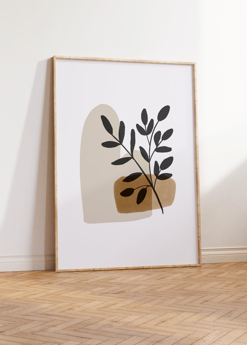 Modern Boho Prints Set of 6 Boho Print Set Botanical - Etsy