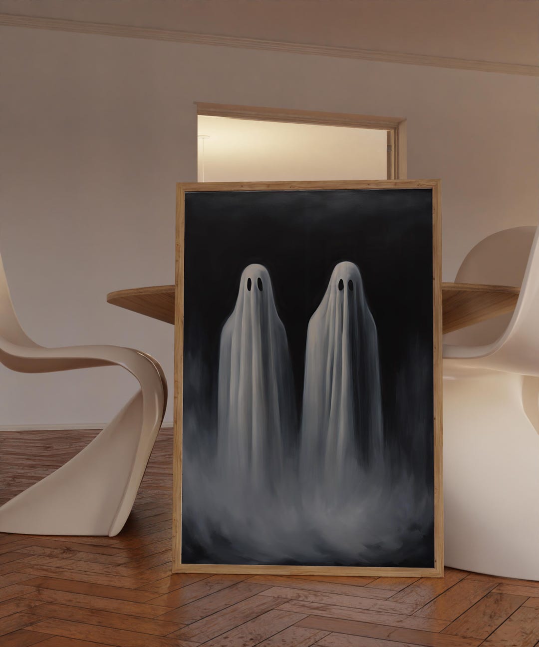 Ghosts in the Night | Ghosts Oil Painting | Digital Art | Original ...