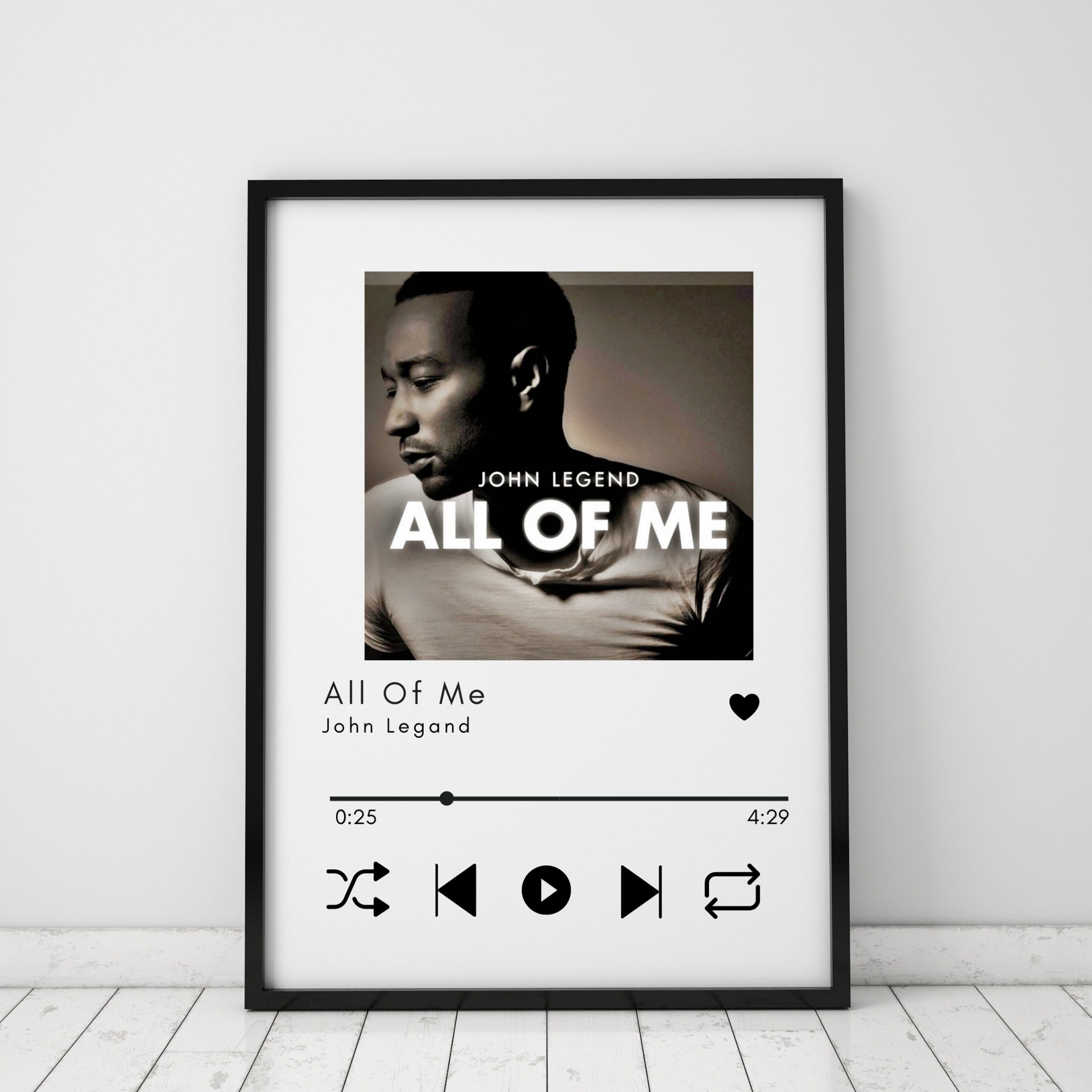 Personalized Spotify Poster Print album cover art wall art | Etsy