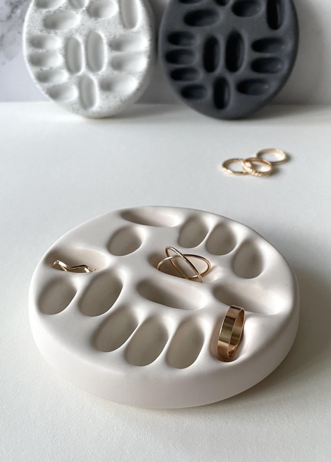 Jewelry Tray in Natural Stone Look | Ring Holder | Ring Tray | Jewelry ...