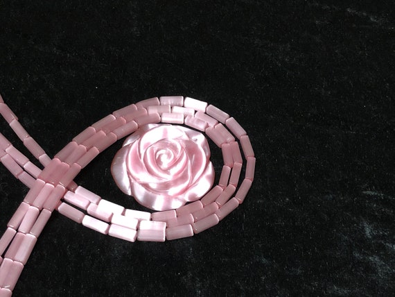 13 X 4 Mm Light Pink Fiber Optic Rectangular Tube Beads 1 - Etsy