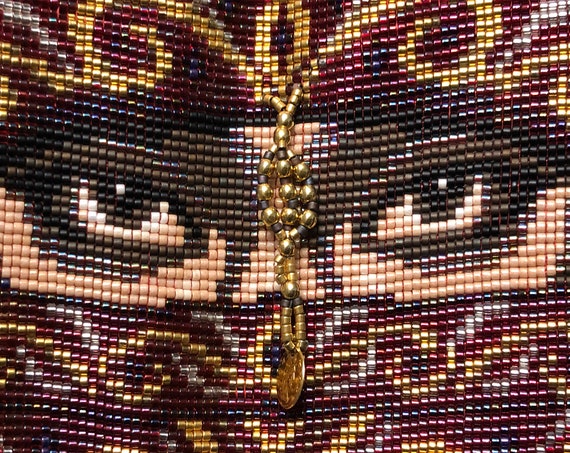 Exotic Loom Necklace the Secret Behind the Veil | Etsy