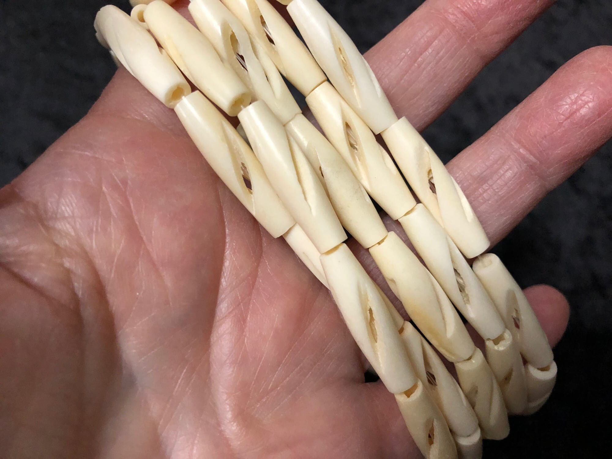 1 Hand Carved Native American Style White Cattle Bone - Etsy