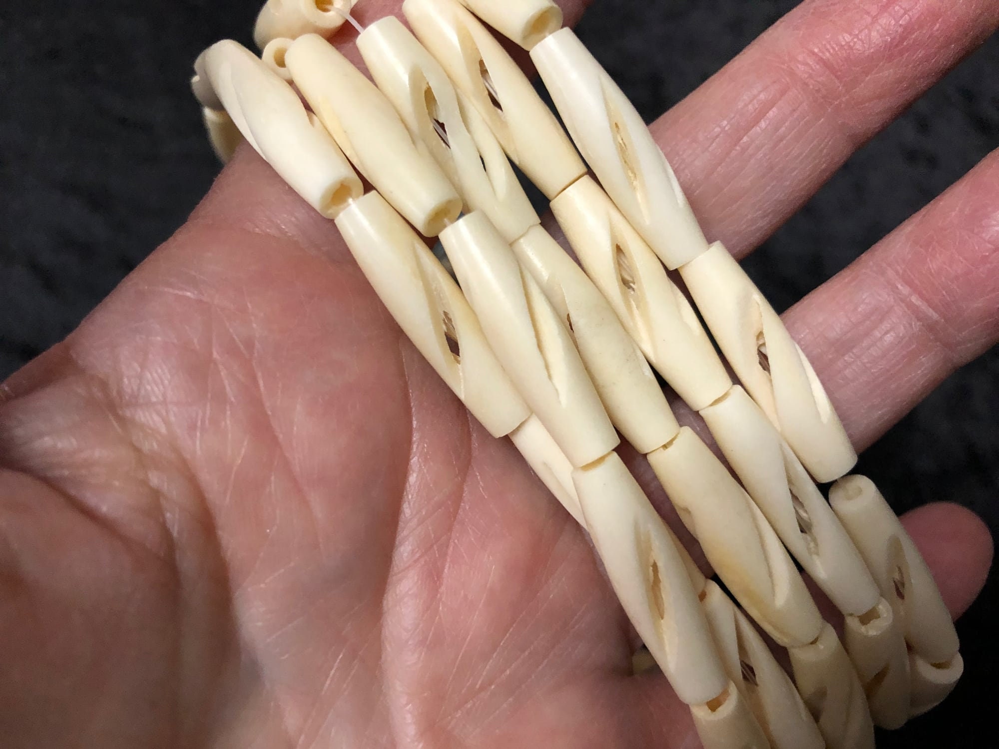 1 Hand Carved Native American Style White Cattle Bone - Etsy