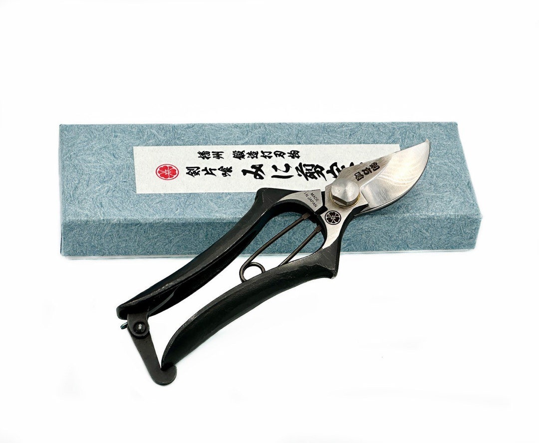 KEN KATABAMI Japanese Secateurs, Compact Carbon Steel Garden Pruner - Etsy