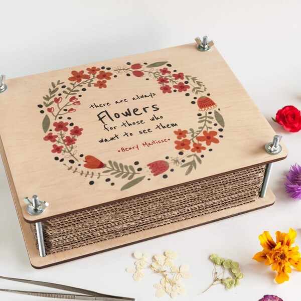 Flower Press Kit for Kids - Etsy