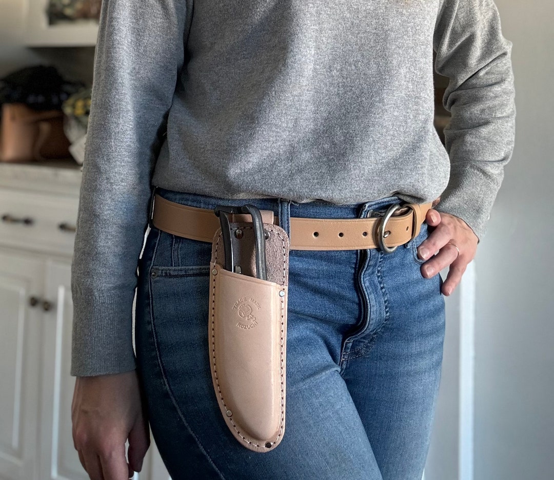 Leather Secateurs Holster: Japanese Garden Scissors Sheath Pouch - Etsy