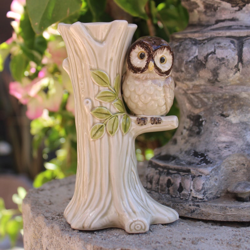 Owl Vase - Etsy