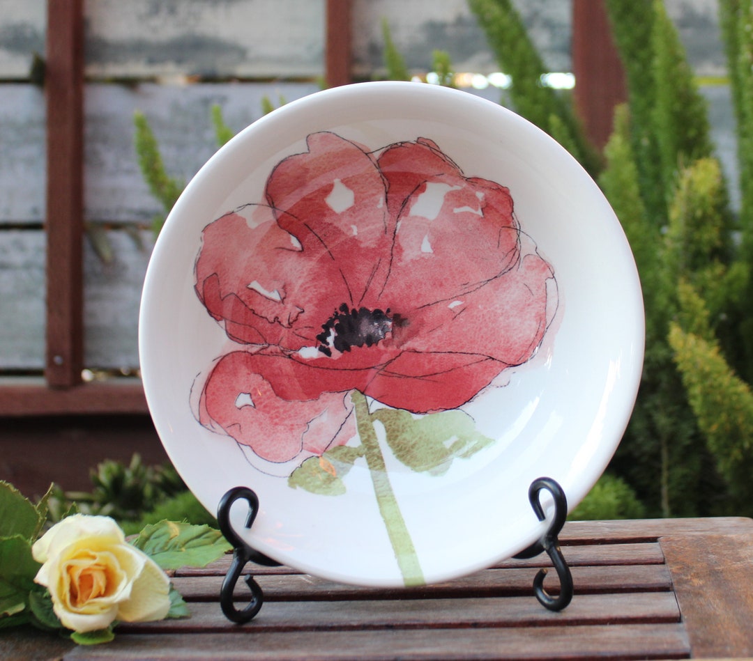 Vintage, Royal Stafford, English Bowl, Poppy Design, Serving Bowl ...