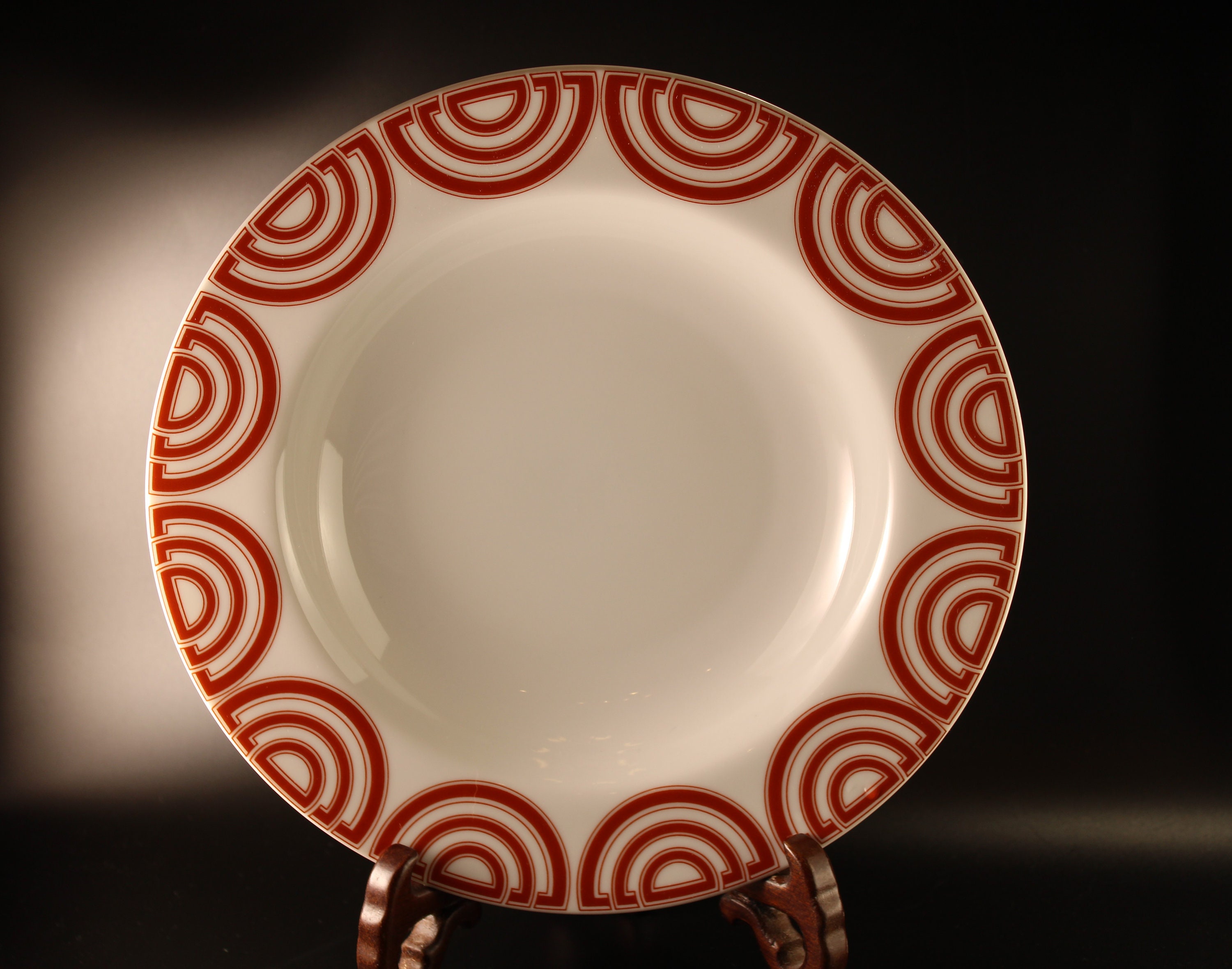 Set of 7 fitz and Floyd the Ritz Rimmed Bowls 1970's | Etsy